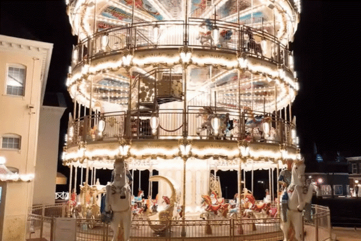 The Enchantment of the World's Largest Three-Story Carousel is HERE