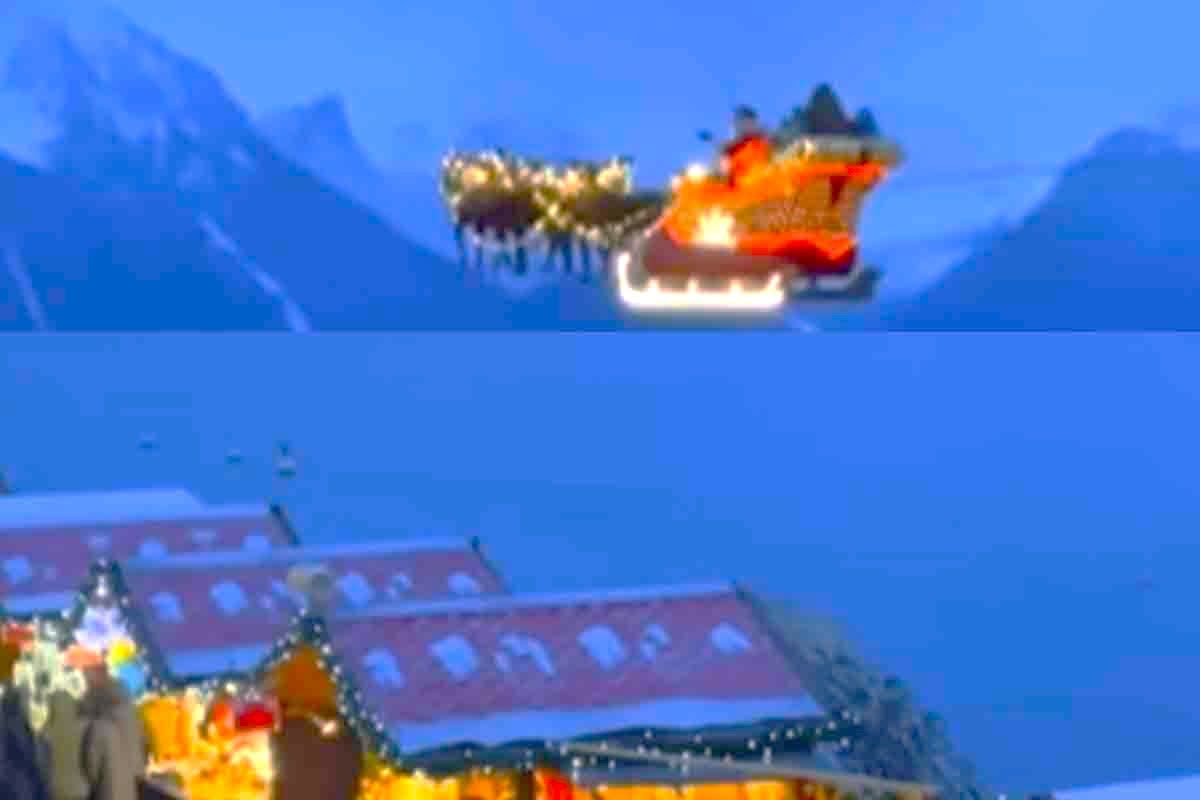 Santa Spotted Riding Rudolph in Real Life – No Photoshop Tricks