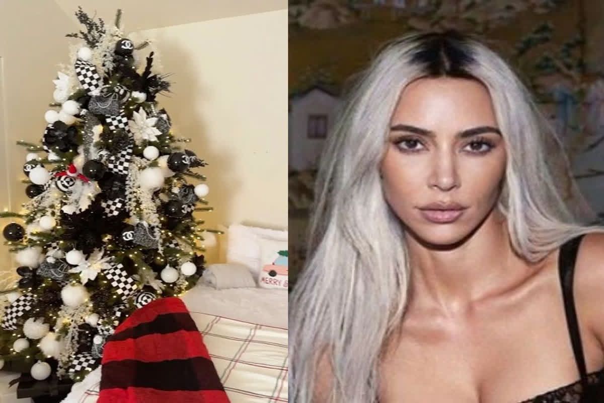 Kim Kardashian Takes Her Christmas Tree to the Next Level with 'Chanel'