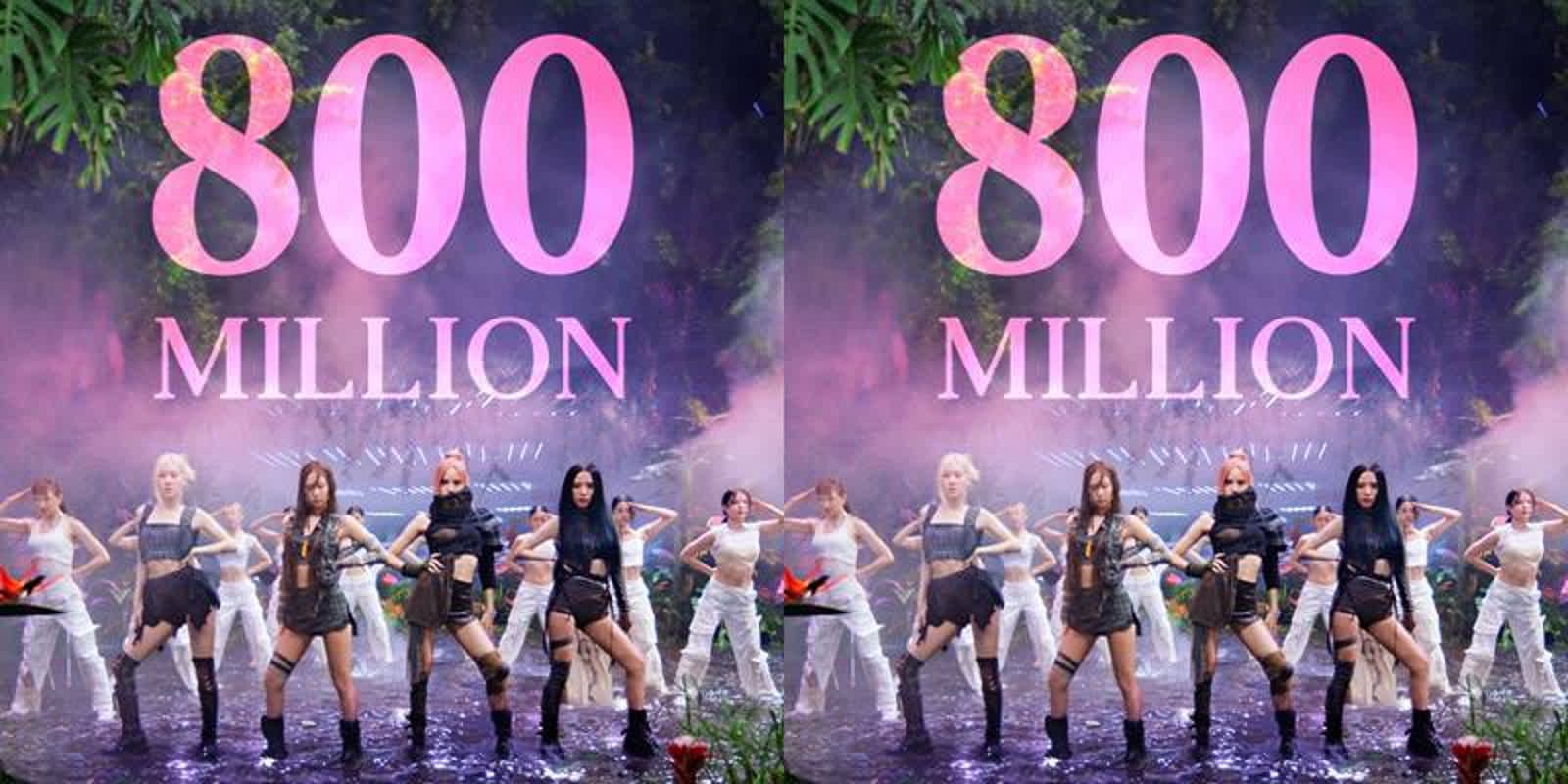 BLACKPINK's 'Pink Venom' MV Hits 800 Million Views