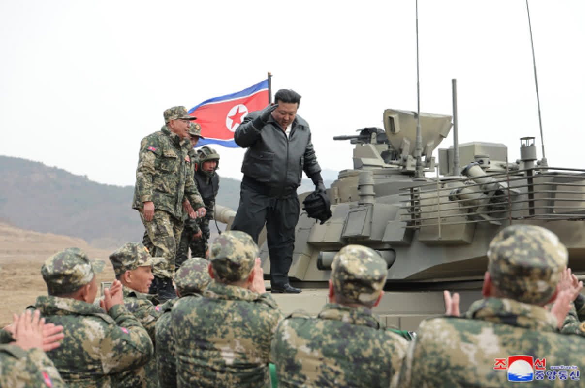 North Korea's Kim Jong Un Boasts 'World's Most Powerful' Tank Amid Tensions