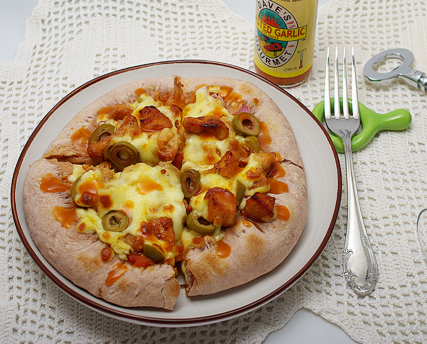Quick Recipe: Homemade Wine Infused Cheese-Crust Pizza