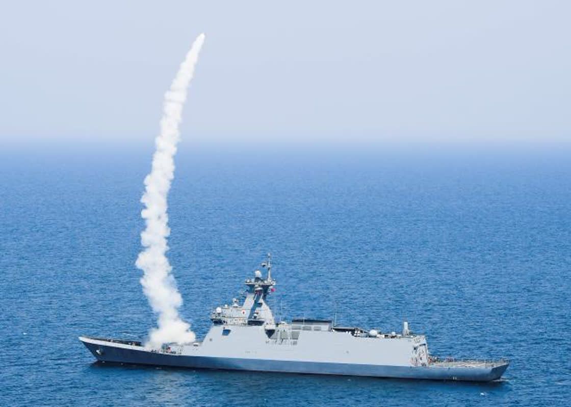 South Korean Navy Fires First-Ever Guided Missile in Joint Sea Combat ...
