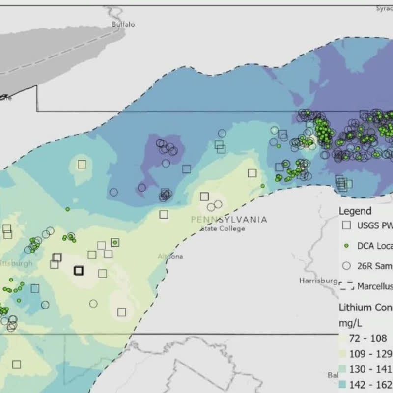 Pennsylvania Could Supply 40% of U.S. Lithium Demand