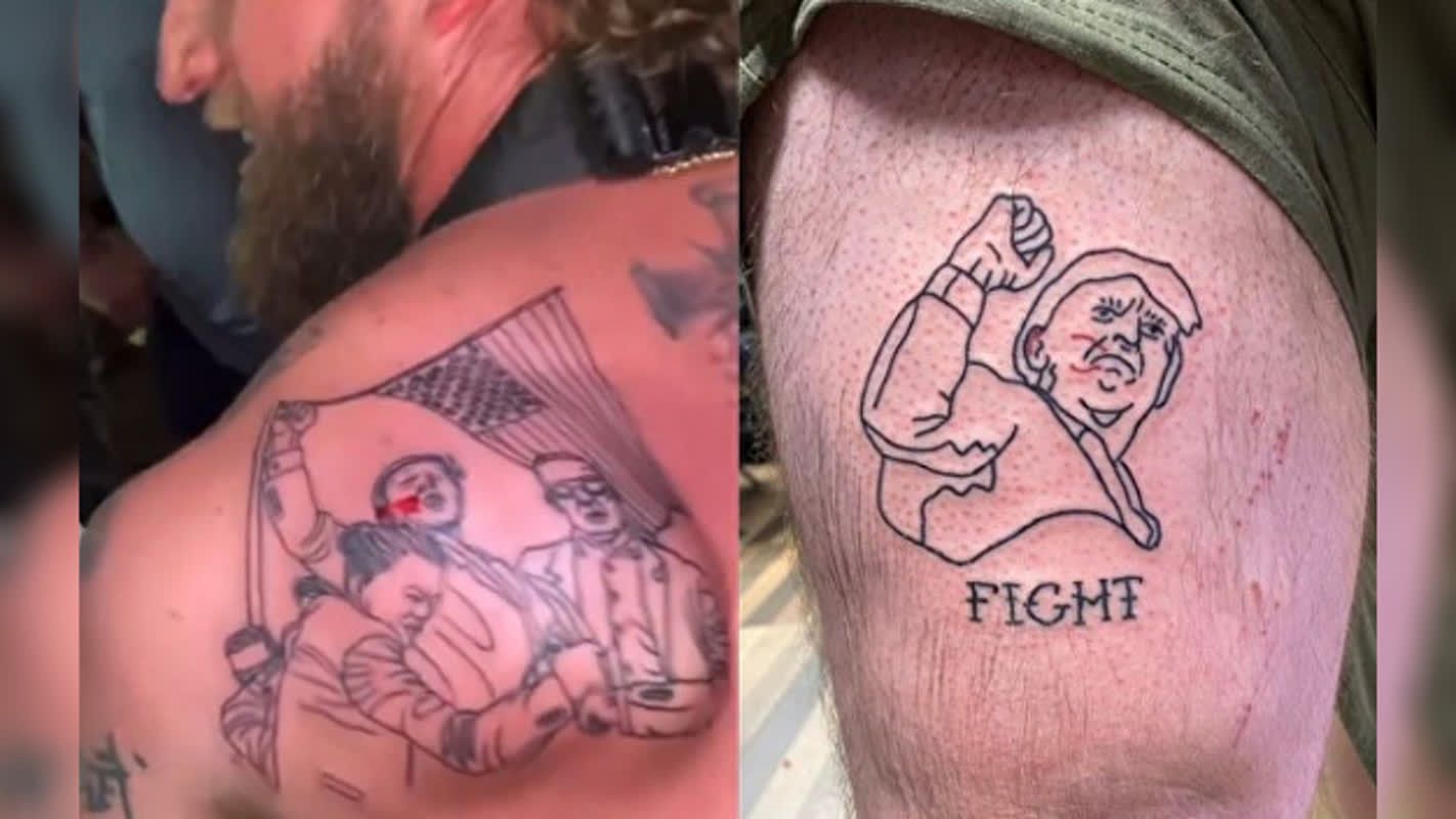 Tattoos of Trump Shooting Scene Surge Among Loyal Fans