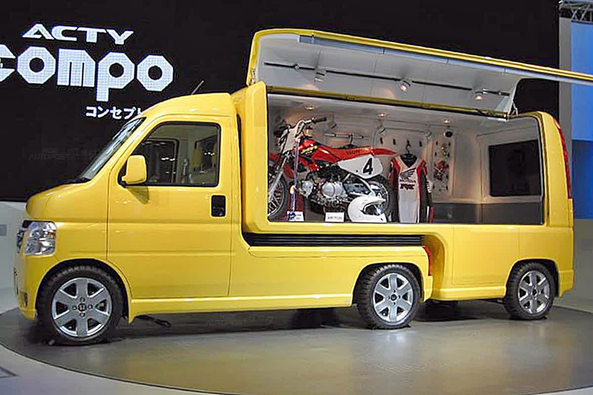 Honda Acty Compo: A Commercial Vehicle That Does It All with 4,700L of ...