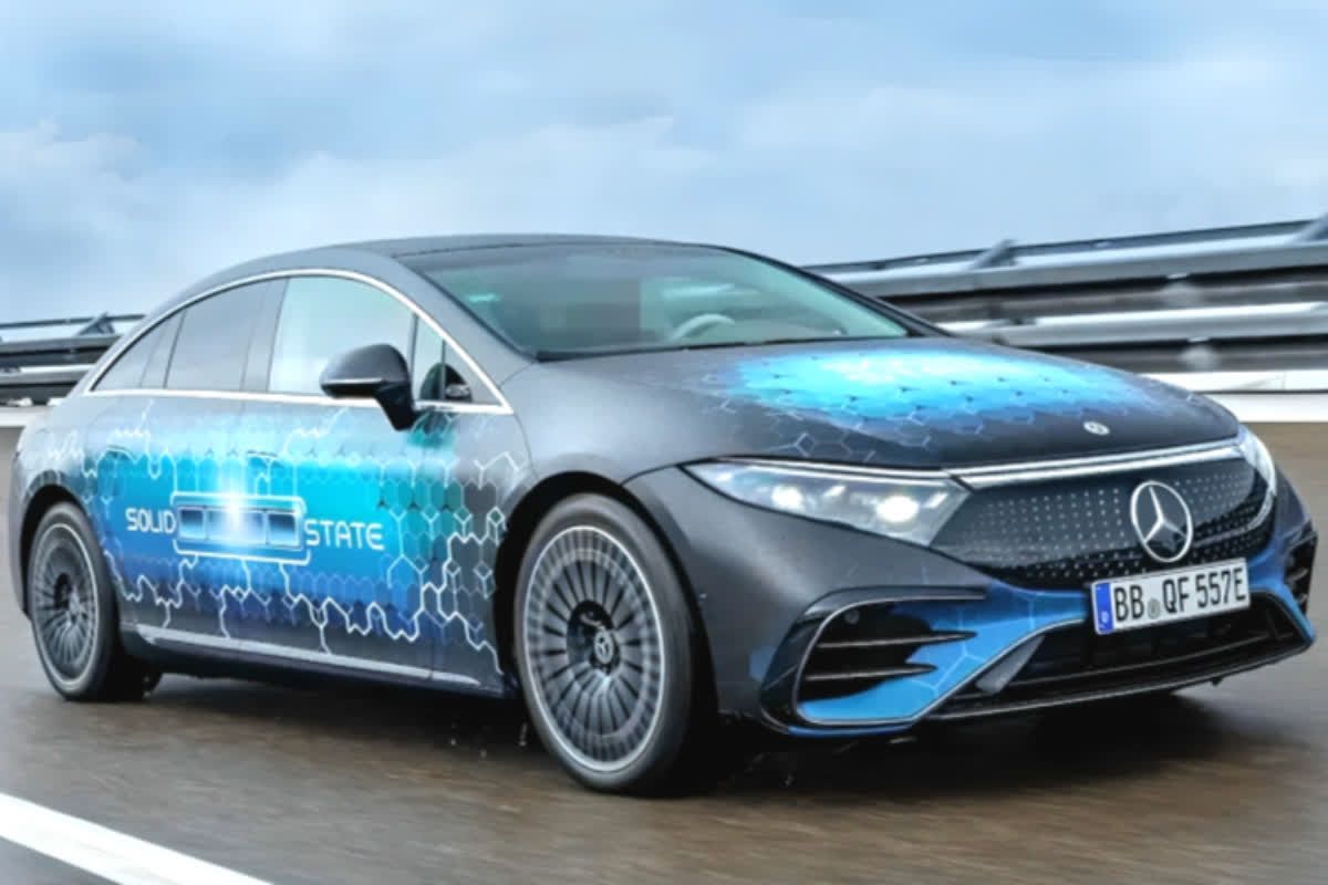Mercedes-Benz's EQS Is First to Feature Solid-State Battery